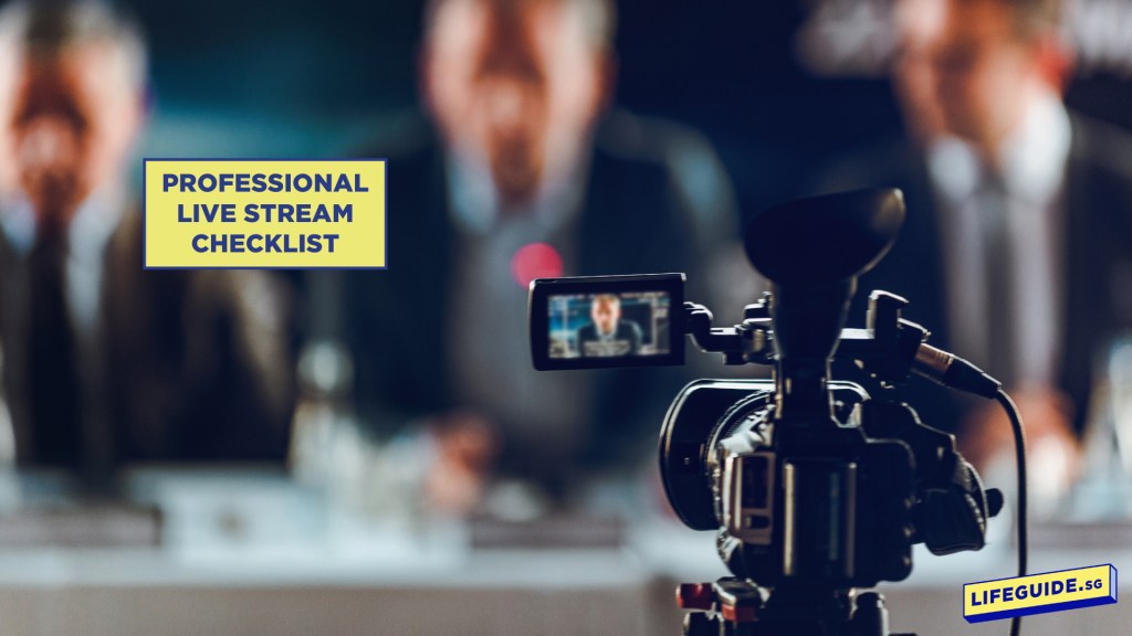 Professional Live Stream Checklist: A Guide to the Necessary Equipment ...